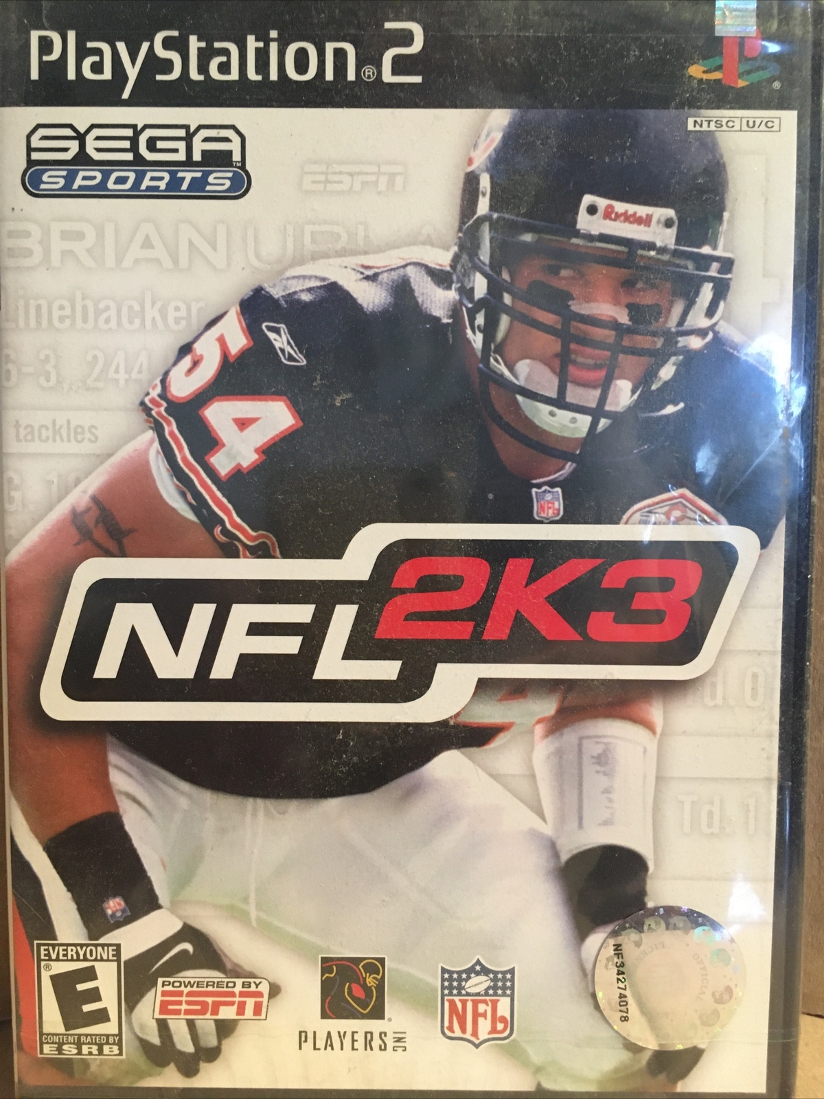 NFL 2K3 Football (PS2 Playstation 2) BRAND NEW Factory SEALED ...
