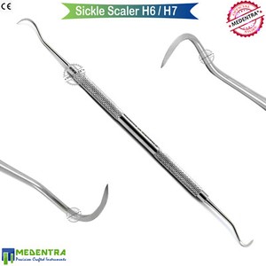 Sichel Scaler H6/H7, Double Ended Hygieniker Scaler, Zahnmedizin Dental ...