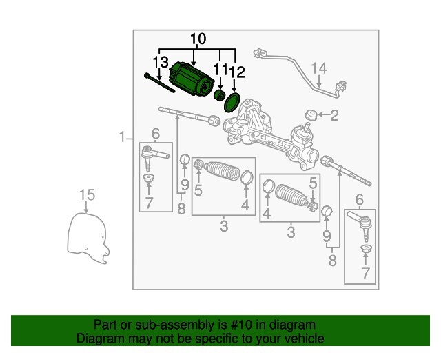 NEW OEM GM Electric Power Steering Motor Kit 19117588 Equinox Terrain ...