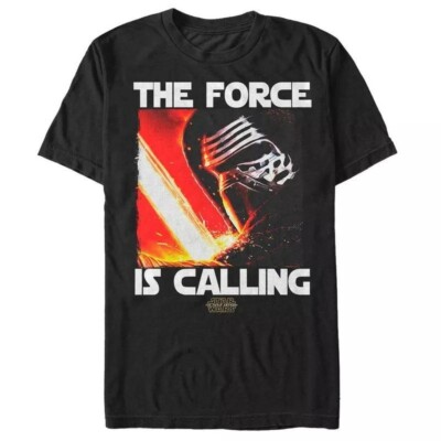 Star Wars Black Kylo Ren T-Shirt The Force Is Calling Size 4XL B3-45 | eBay