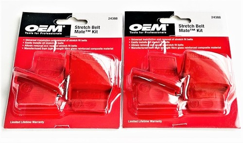 2 OEM Universal Stretch Fit Belt Remover & Installation Tool Kit Sets ...