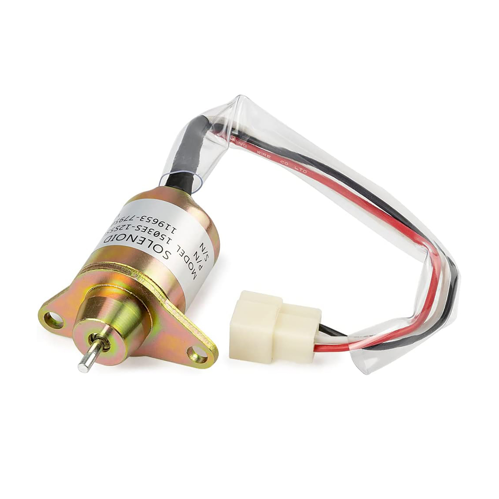 119653-77950 Fuel Shutoff Solenoid for Yanmar 4TNV94 1503ES-12S5SUC5S ...