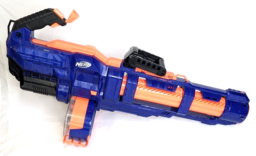 NERF Elite Titan CS-50 Motorized Dart Blaster Gun W/Drum Magazine | eBay