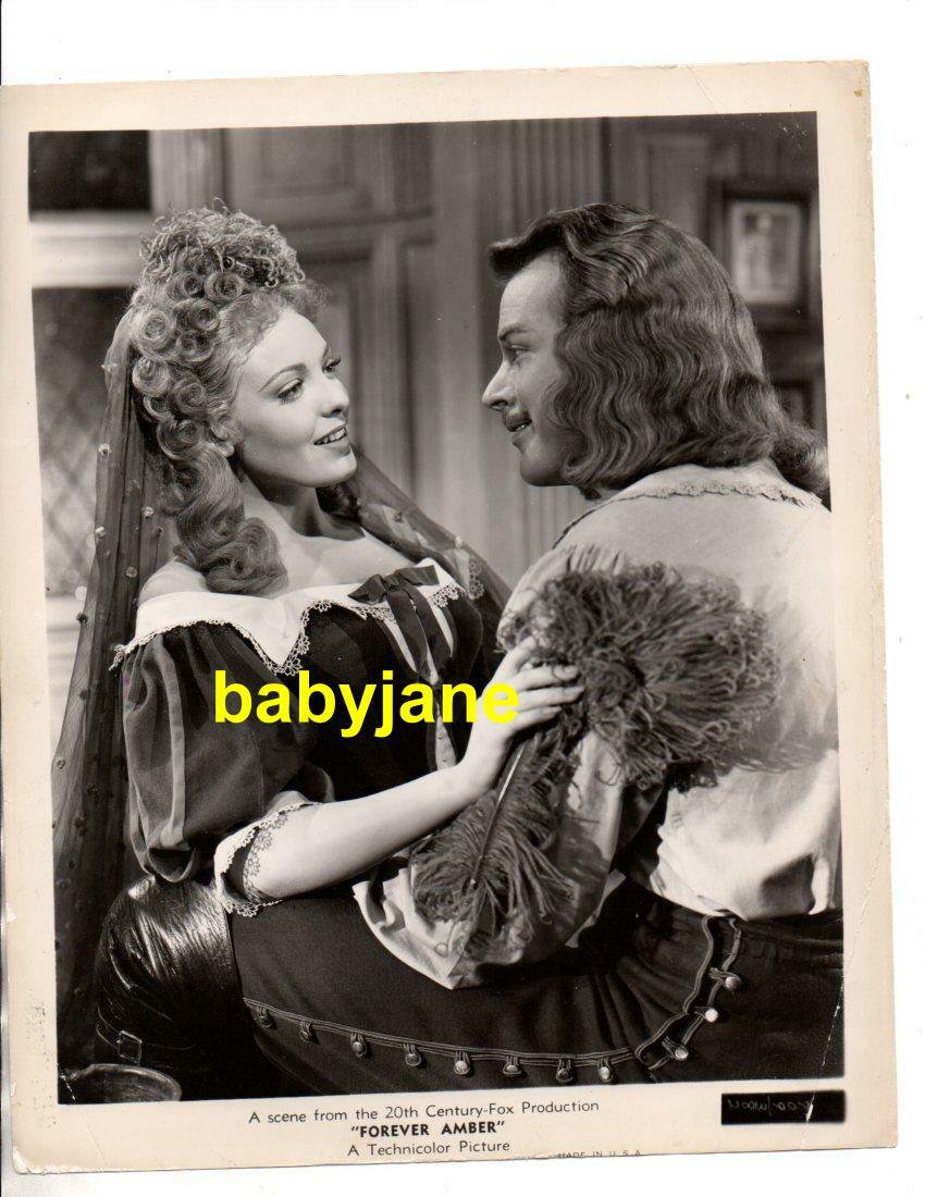 Glenn Langan And Linda Darnell AMBRE" MOVIE POSTER "FOREVER AMBER"