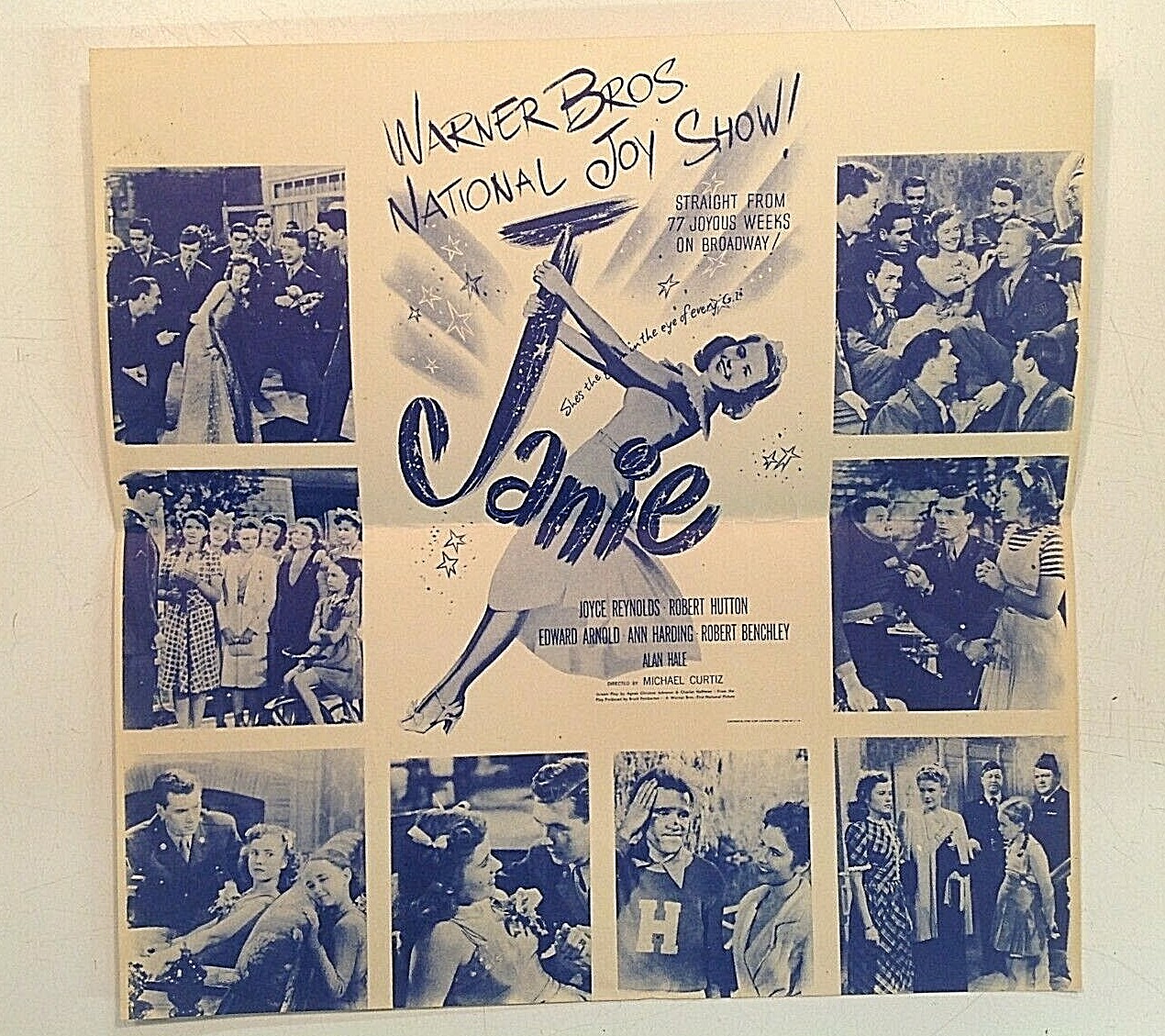 Vintage 1944 Movie Herald JANIE Joyce Reynolds Robert Hutton Edward ...