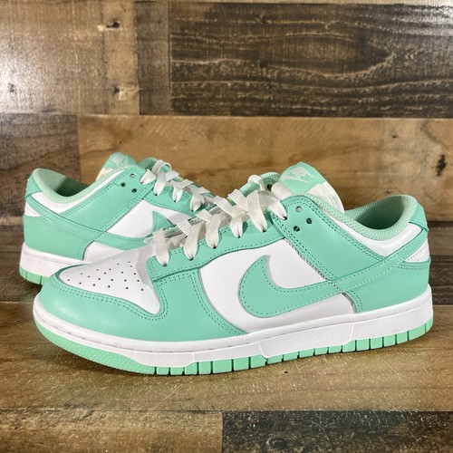 Nike Dunk Low Wmns Green Glow Size 9 2021 Mint White DD1503-105 Ships ...