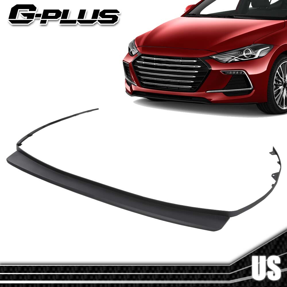 Bumper Lower Deflector Lip Spoiler Fit For 2017-2018 Hyundai Elantra ...