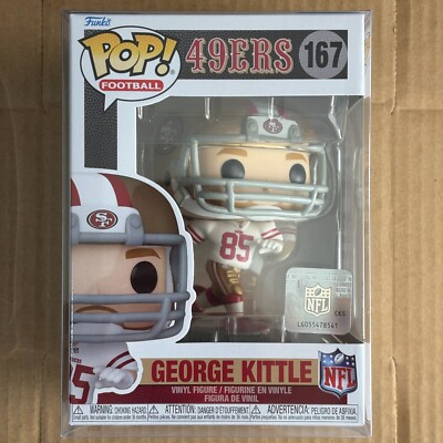 Funko Pop! George Kittle #167 San Francisco 49ers, Away Jersey ...