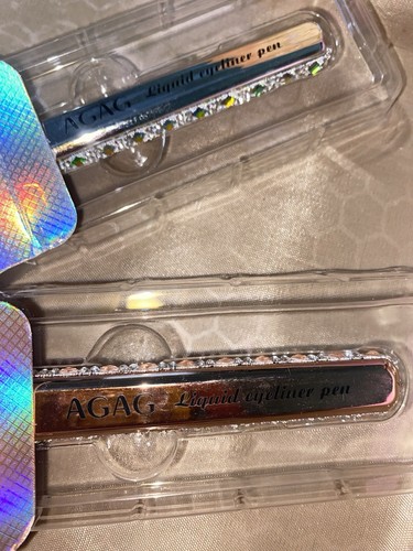 Lot Of 2 New Liquid Eyeliners Ballerina Jeweled Fancy Black AGAG Brand ...