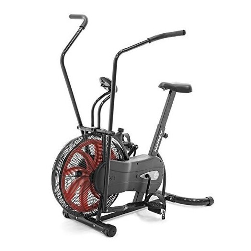 Air-Resistance Exercise Fan Bike With Dual Acction Handlebars ...