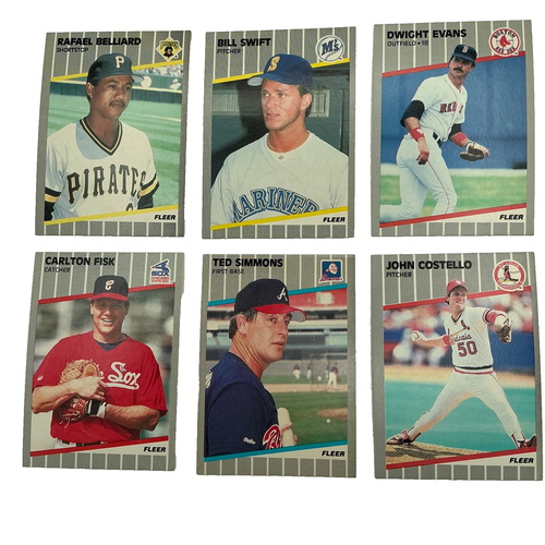 1989 Fleer MLB Baseball Trading Cards Complete Set 660 Cards 1988 World ...