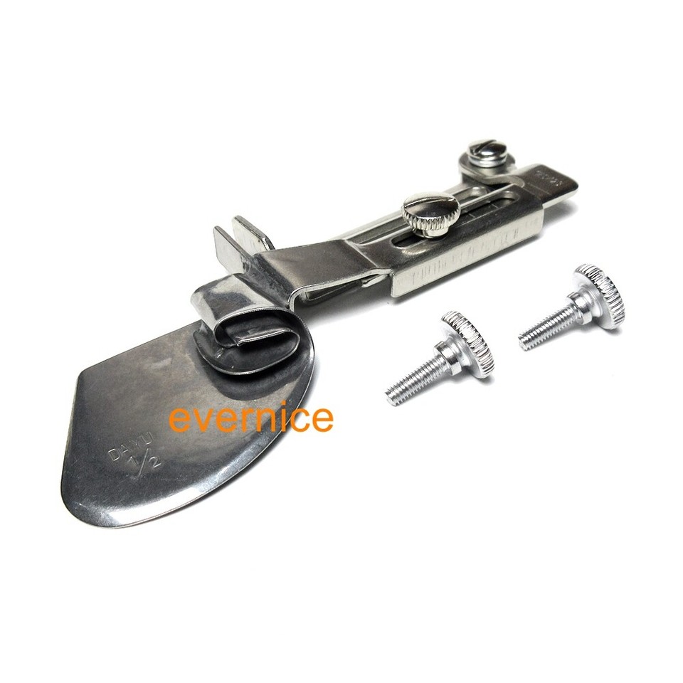 DOUBLE FOLD CLEAN FINISH HEMMING FOLDER ATTACHMENT for JUKI DDL-8700 ...