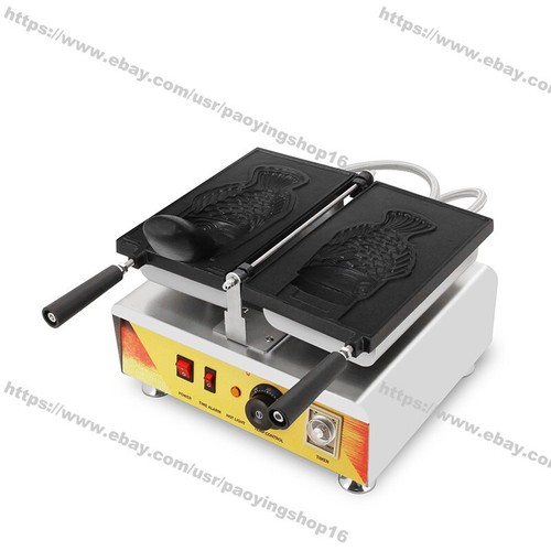 Commercial Nonstick Electric 1pc Ice Cream Fish Cone Taiyaki Maker ...
