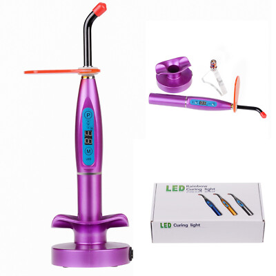 Dental 5W Wireless LED Curing Light 420-480nm Resin Cure Lamp with ...