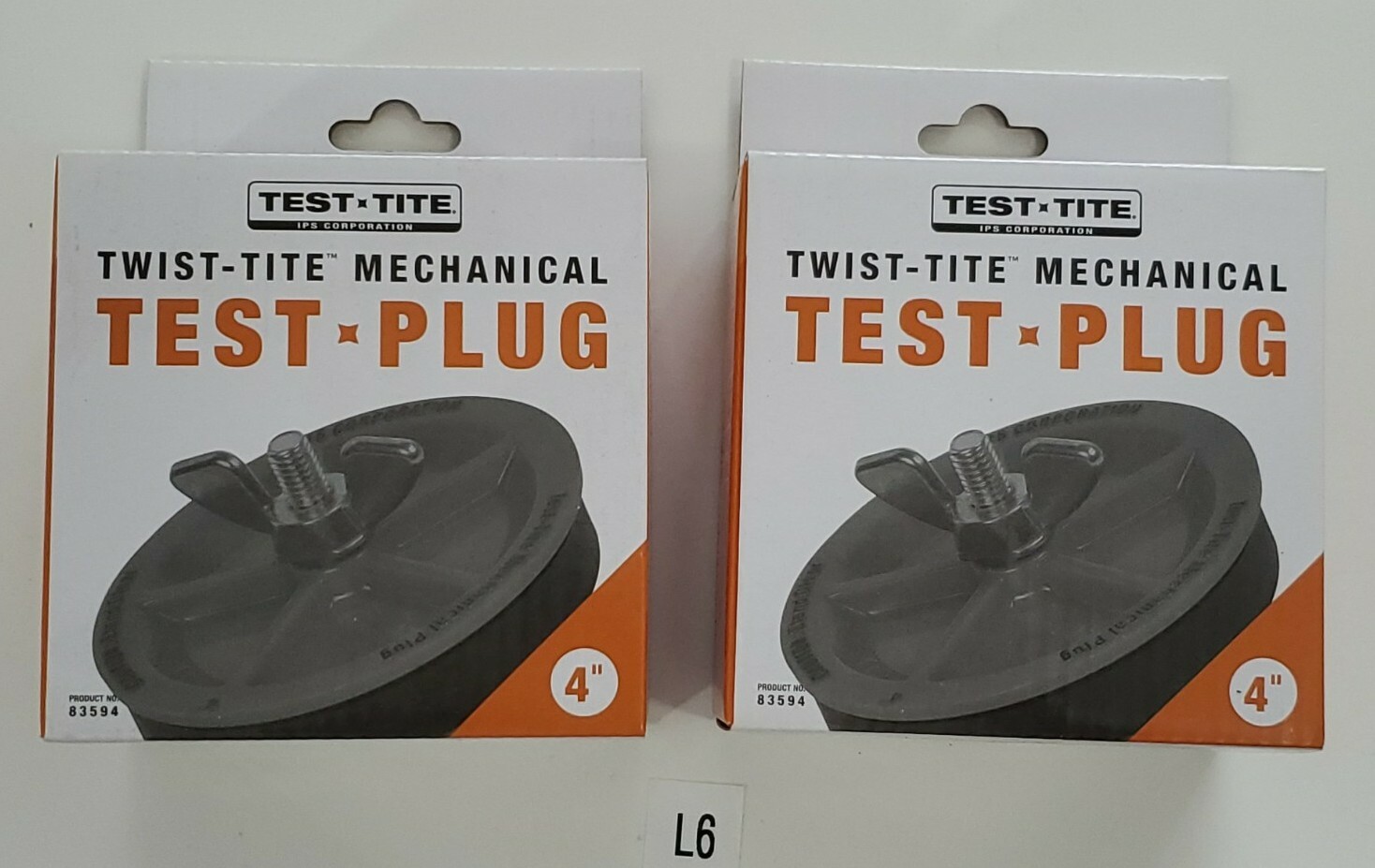 *NEW* LOT OF 2 TWIST-TITE 4" MECHANICAL TEST PLUGS 83594 + WARRANTY! | eBay