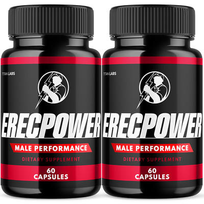 (2 Pack) Erecpower for Men, Erec Power Advance Male Support Pills (120 ...