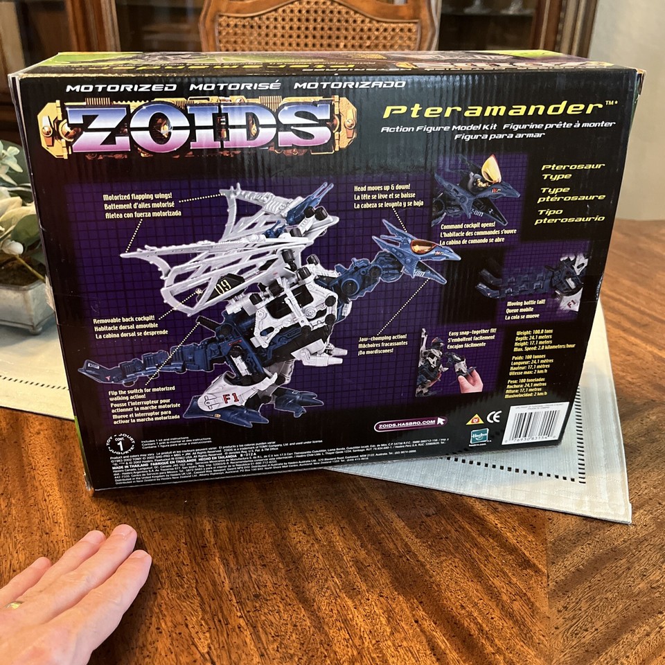Hasbro Zoids Action Figure Motorized Model Kit 1/72 Pteramander #045 ...