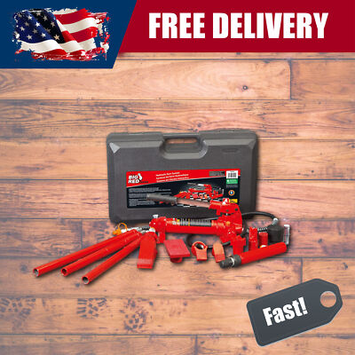 Torin 4 Ton Porta Power Hydraulic Ram Body Frame Repair Kit & Carry ...