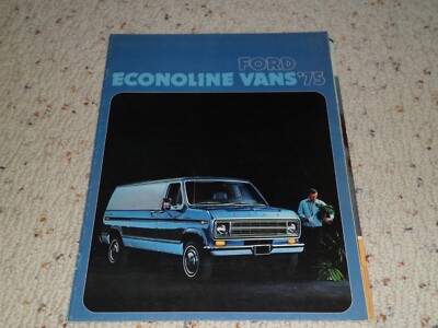 1975 '75 Ford Econoline vans color brochure 12 pages | eBay