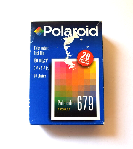 Polaroid Polacolor 679 Pro 100 Film Double Pack 20 Photos Expired 12/01 ...