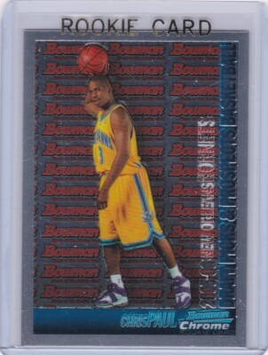 CHRIS PAUL ROOKIE CARD 2005 Bowman Chrome $$ RC Basketball Hornets CP3 ...