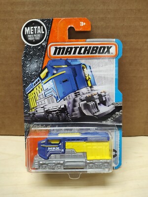 2016 Mattel Matchbox Heavy Railer Blue MBX Train Engine 8/125 NIP | eBay