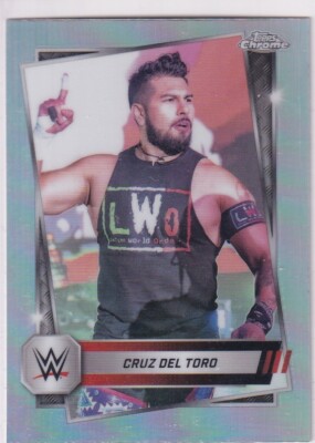 Topps Chrome WWE 2024 N. 76 Cruz Del Toro Silver Refractor | eBay