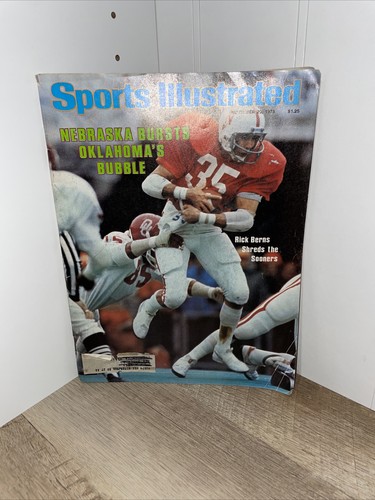 SPORTS ILLUSTRATED NOVEMBER 20 1978 - RICK BERNS NEBRASKA CORNHUSKERS ...