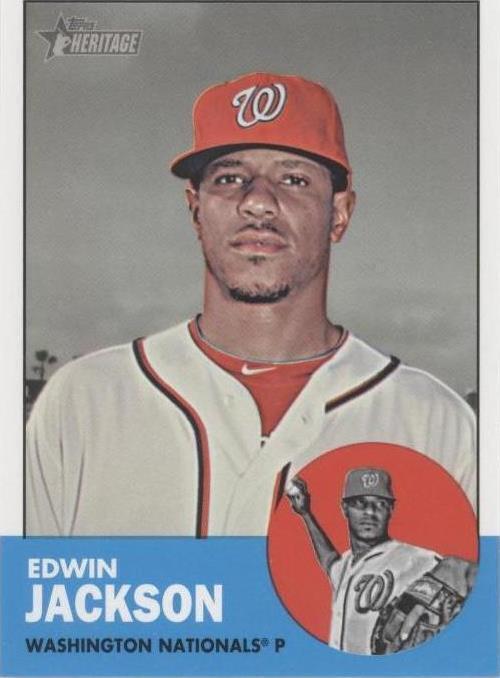 2012 Topps Heritage High Numbers - Edwin Jackson #H654 for sale online ...