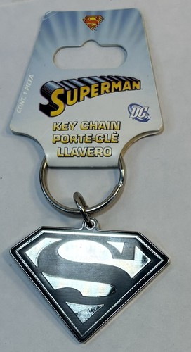 Superman S Logo Metal Key Chain Keyring DC Comics | eBay