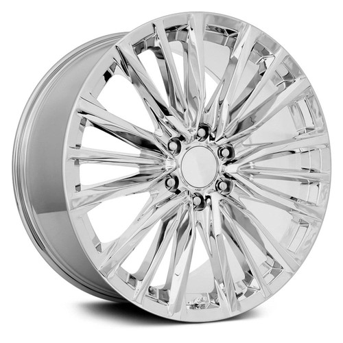 Factory Reproductions FR 205 Wheels 24x10 (28, 6x139.7) Chrome Rims Set ...
