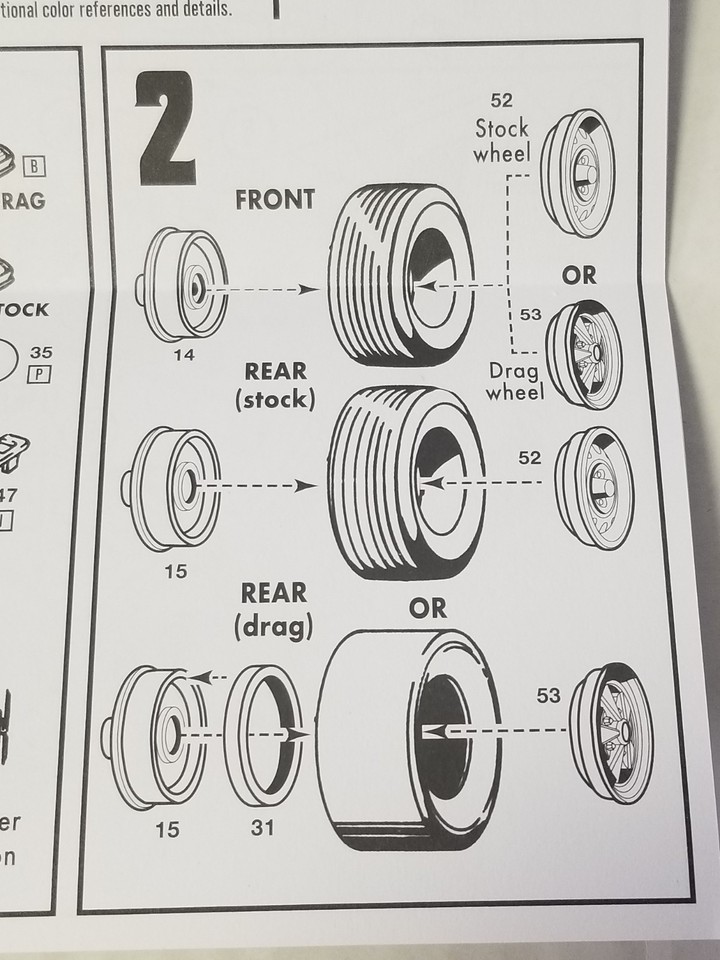 PAD PRINTED GOODYEAR POLYGLAS GT TIRES from 72 Duster MPC 1:25 Model ...