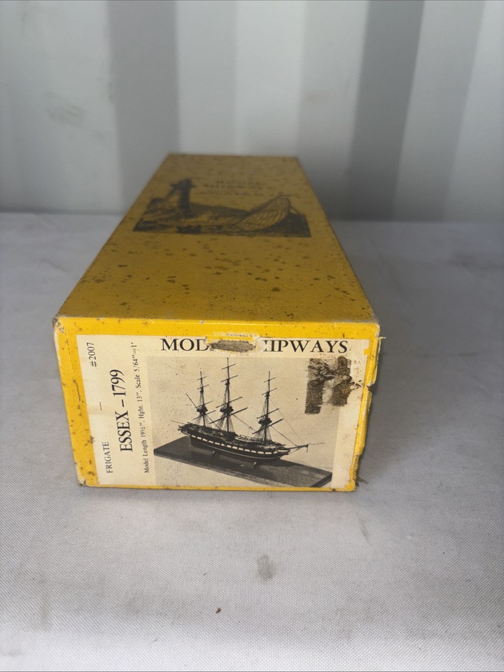 Model Shipways USS Essex 1799 1:76 Scale Wooden Model Ship Kit | eBay