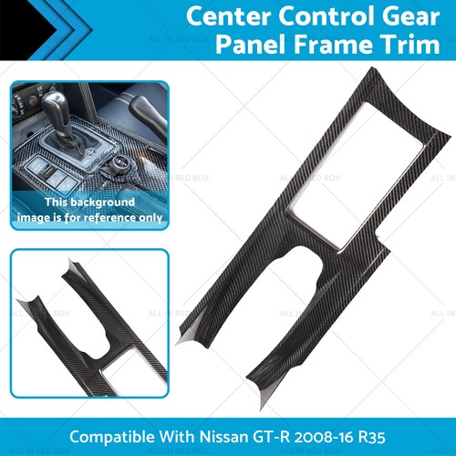 Center Console Trim Real Carbon Fiber Suitable For Nissan GTR 2008-2016 ...
