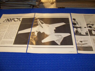 SKYFOX TWIN-JET.. HISTORY/PHOTOS/DETAILS/SPECS (979KK) | eBay