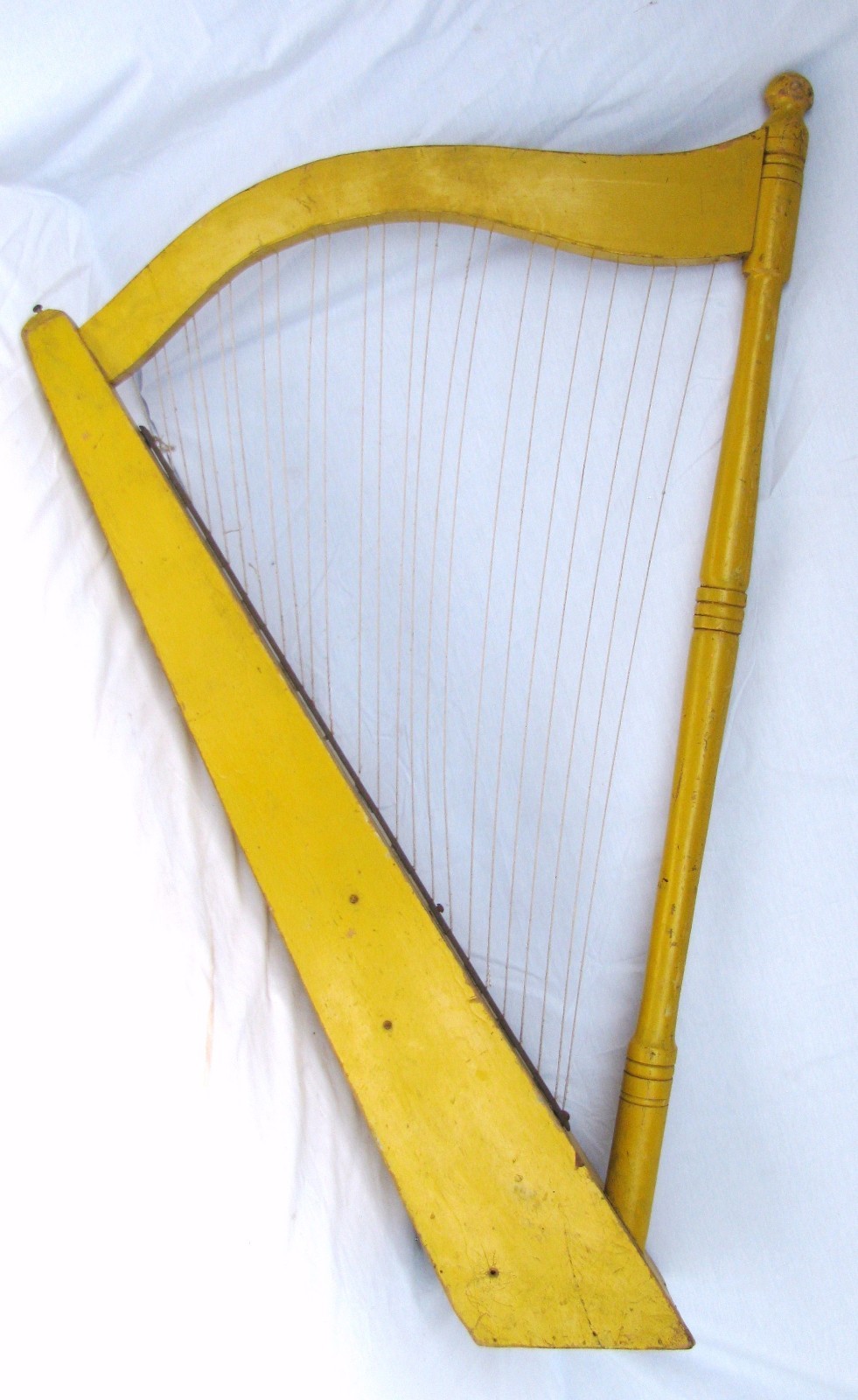 Vintage Painted Wooden Harp Trade Sign | eBay