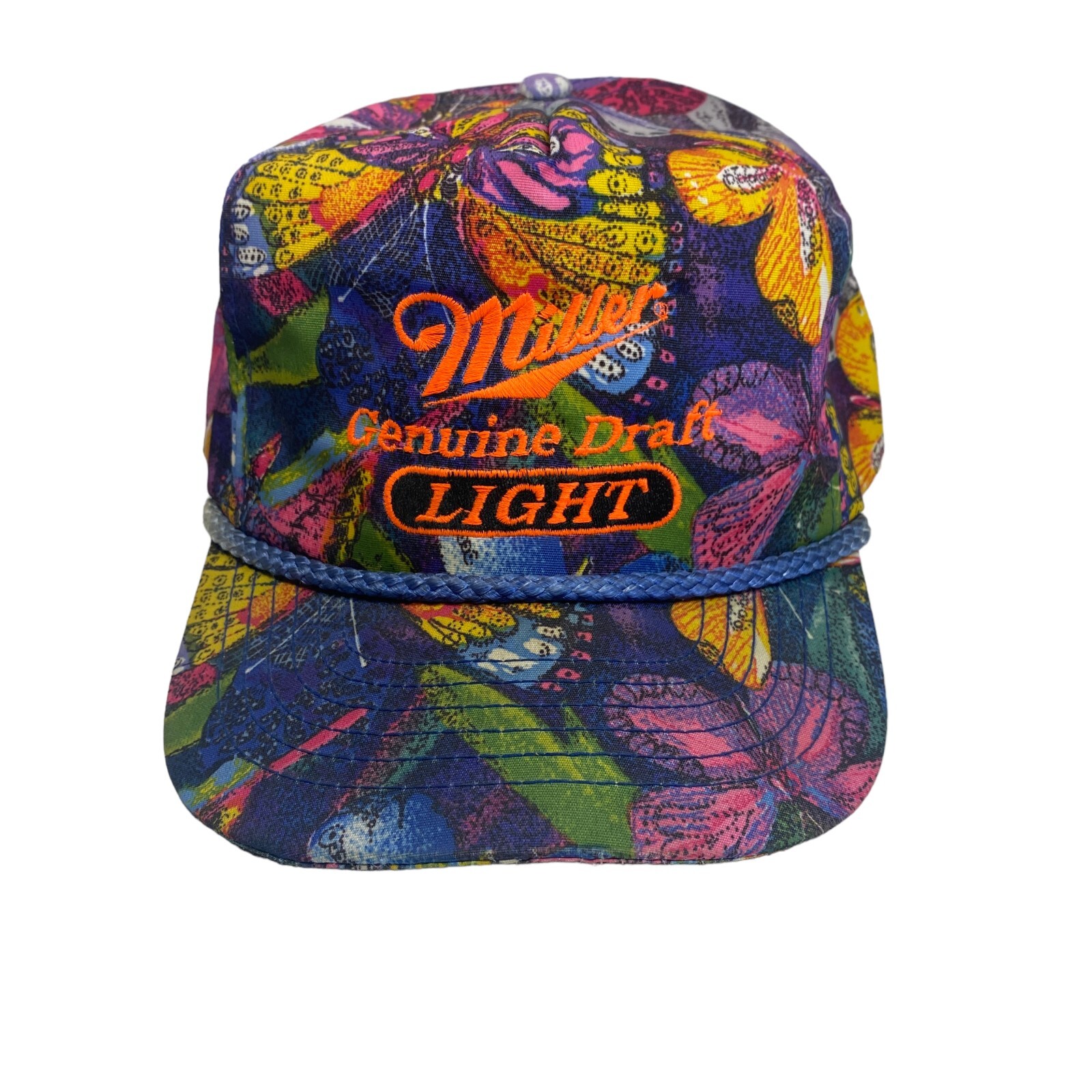 Vintage 1990's Koza Miller Genuine Draft Light Beer Cap Butterfly Print ...