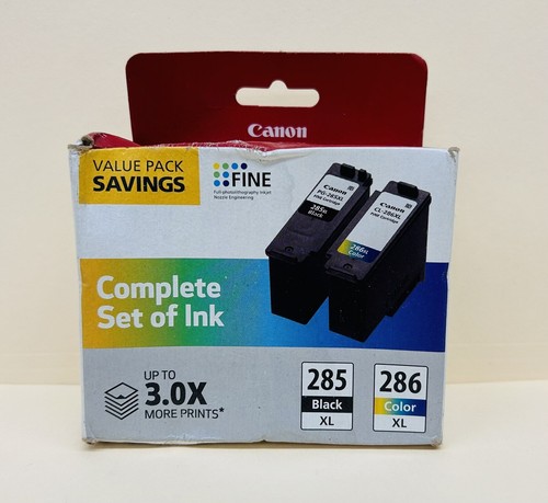 Canon 6196C004 Genuine Ink PG-285 XL Black/CL-286 XL Color Cartridge ...