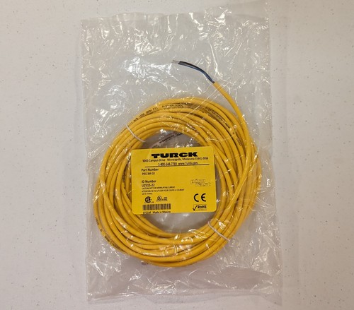 Turck PKG 3M-10 Picofast Cordset M8 to Flying lead, PVC, 10 meter U2515 ...