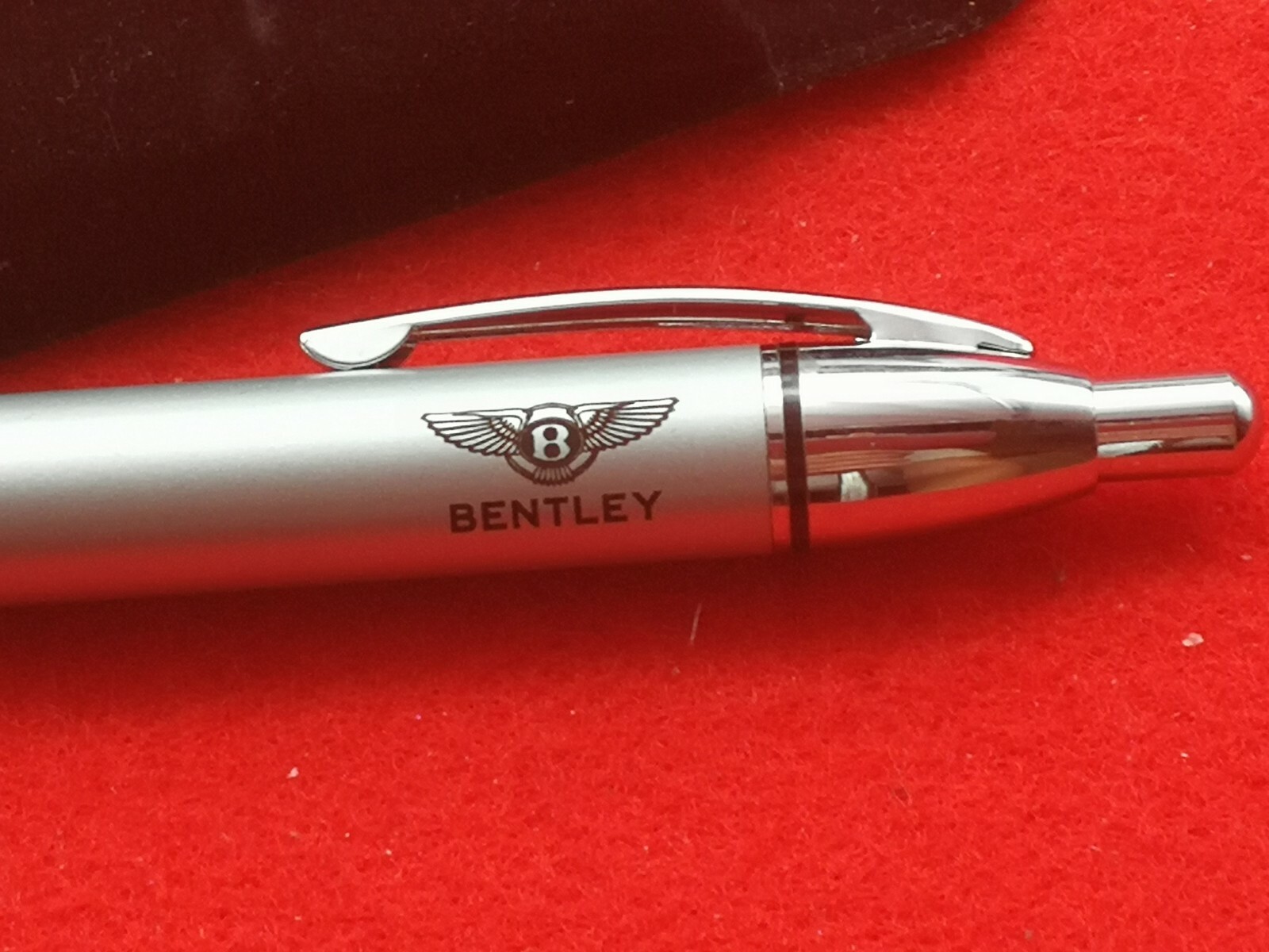 Bentley VIP Metal Ballpoint Pen genuine Pen Shop Item Silver | eBay