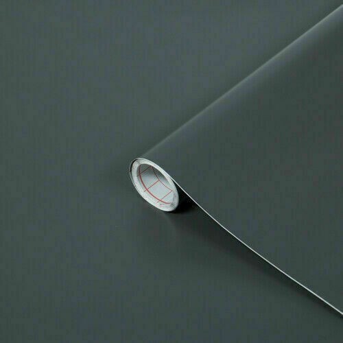 d-c-fix MATT ANTHRACITE GREY sticky back plastic vinyl wrap film 67.5cm ...