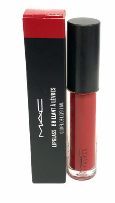 MAC Brillant A Levres Lipglass (328 Ruby Woo | 0.10oz/3.1mL) NEW | eBay