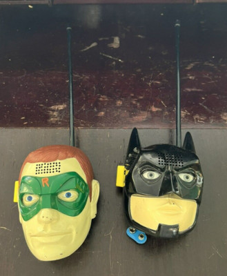BATMAN AND ROBIN MICRO GAMES OF AMERICA HEAD RADIO FIGURES DC COMICS | eBay