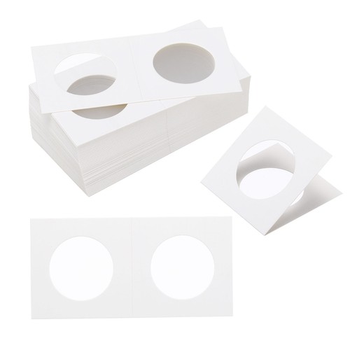 2x2 Coin Flips, 250pcs 31.5mm Cardboard Coin Holder Paper Coin Holders ...