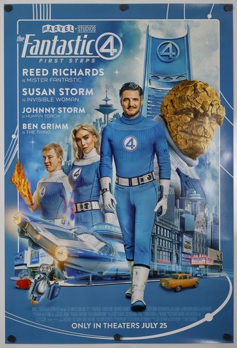 Fantastic Four First Steps original DS movie poster US FINAL 27x40 2025 ...