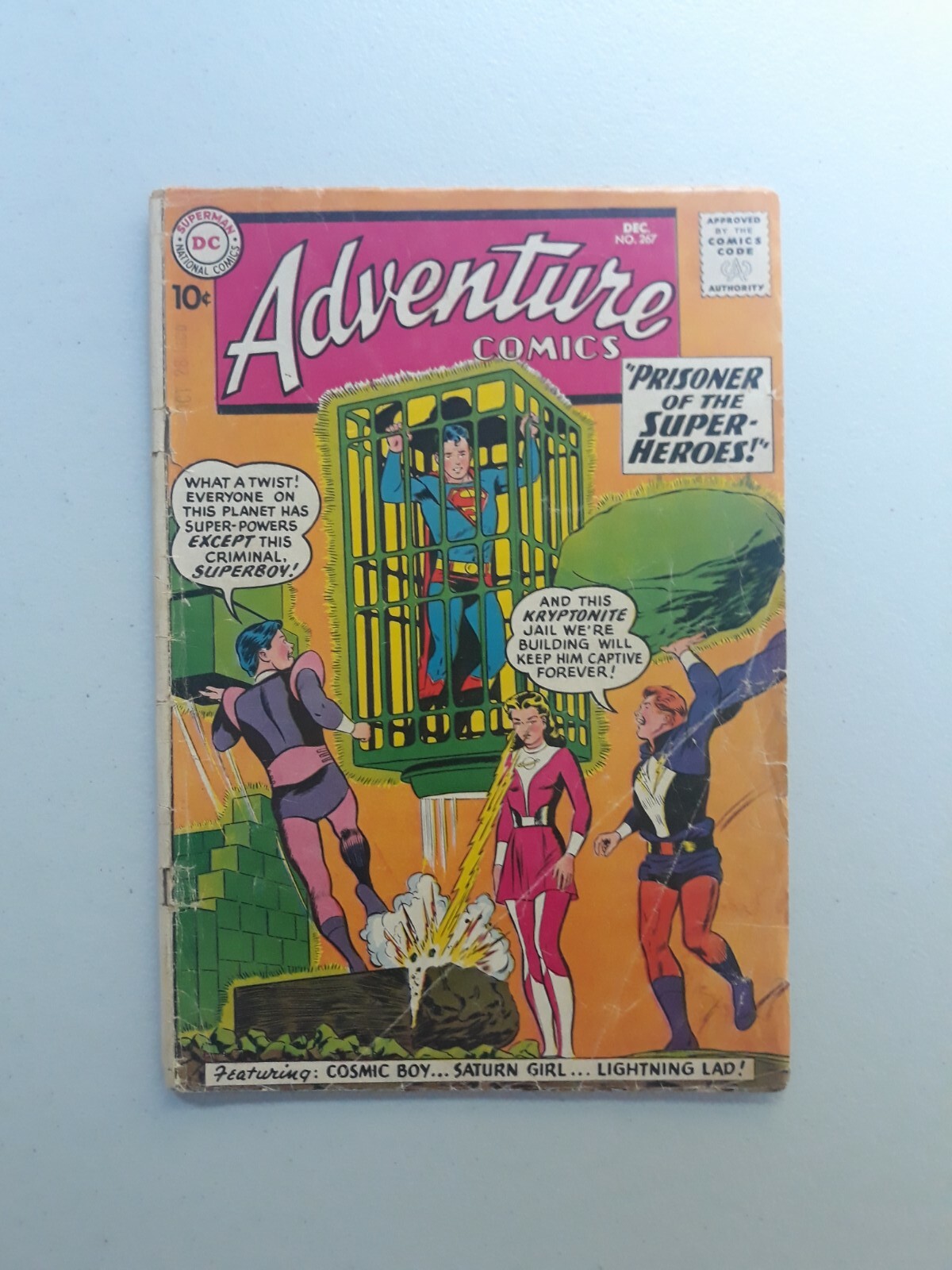 Adventure Comics 267 Legion Of Superheroes 2nd Appearance DC Comic ...