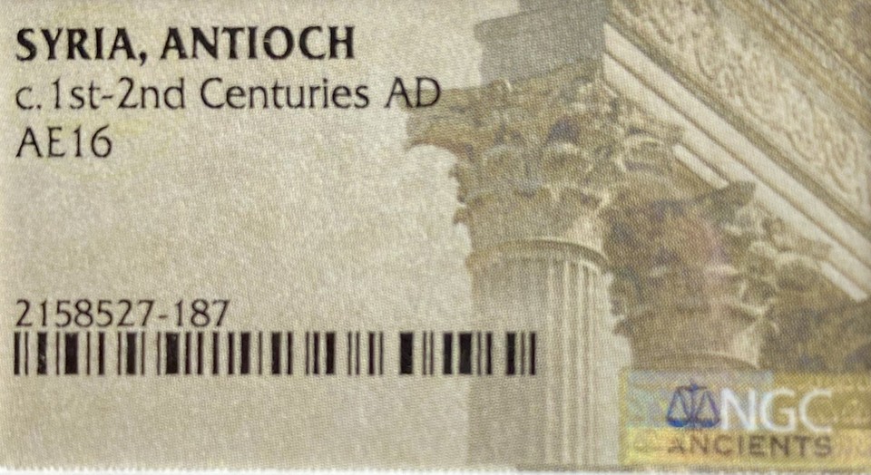 NGC Ancient City of Antioch 1st-2nd Century AD AE16 Genuine Roman ...