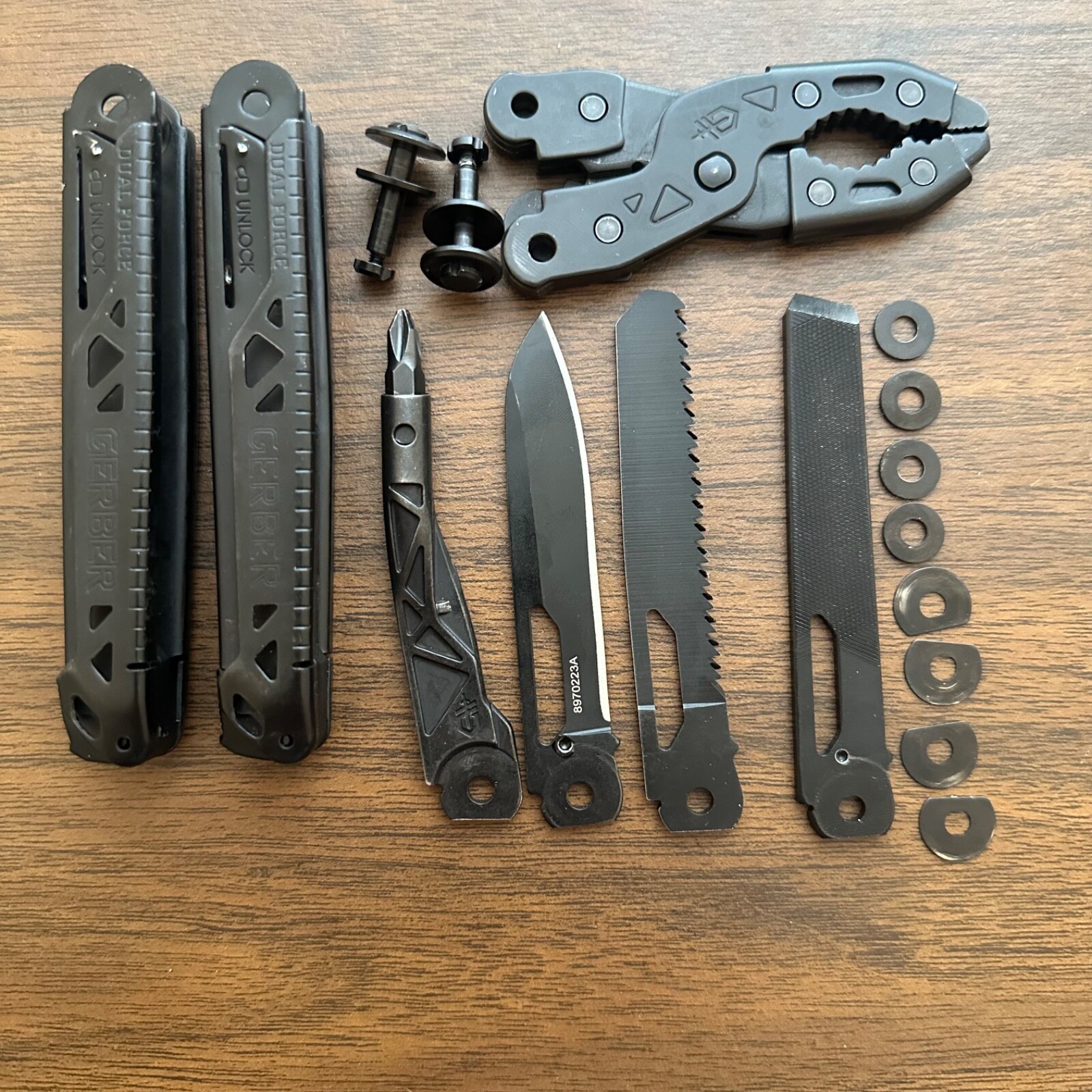 Black Gerber Dual Force Multitool Parts- one (1) Part for mods or ...
