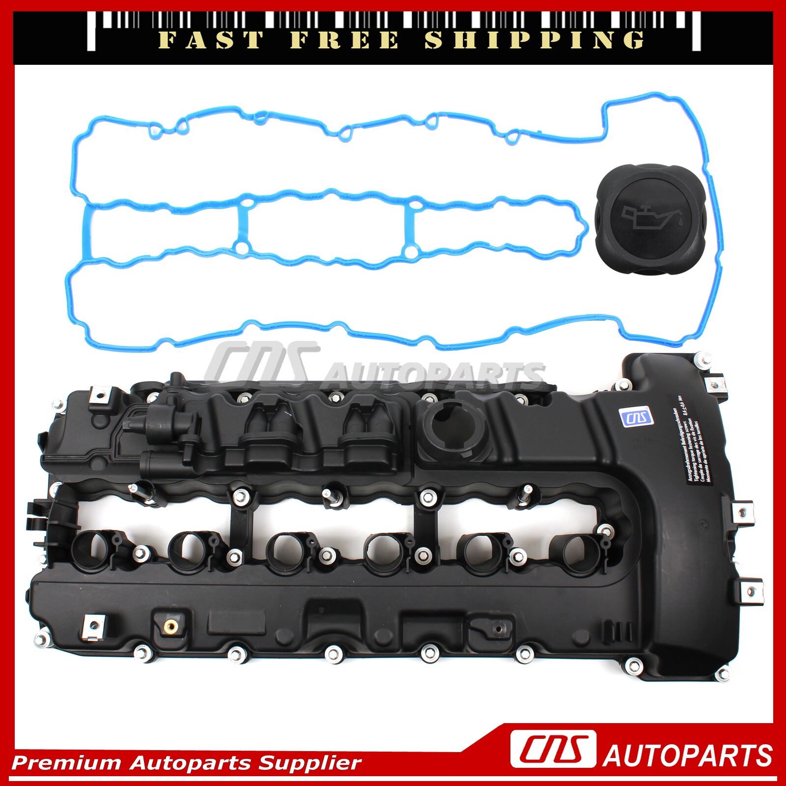 VALVE COVER REF# 11127565284 for 07-14 BMW 1 135 335 535 740 X6 Z4 N54 ...