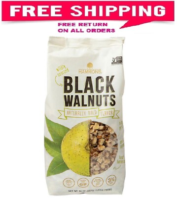 Hammons Shelled American Fancy Large Black Walnuts, 20 oz. | eBay